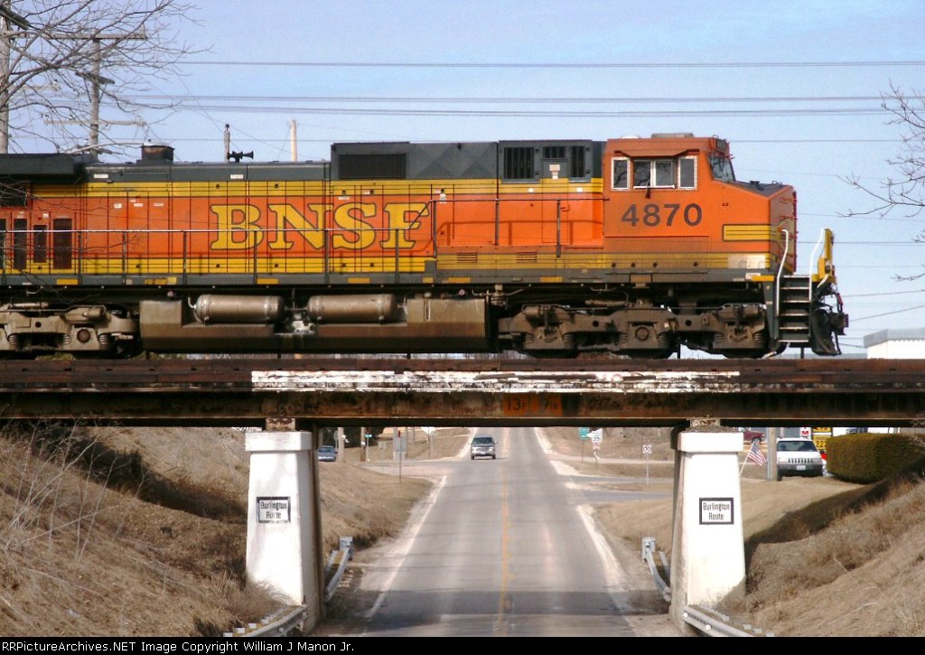 BNSF 4870 on the Burlington Route